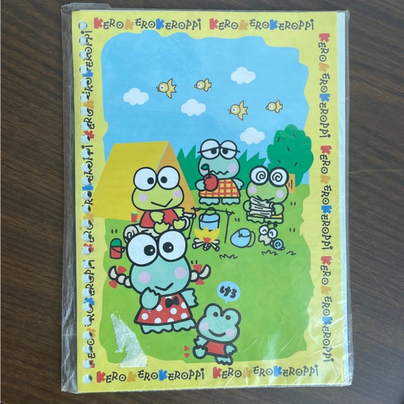 Sanrio | Office | Vintage 997 Sanrio Keroppi Stationary Lined Paper ...